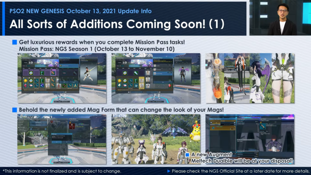 Récapitulatif du stream PSO2: NGS Headline #4 du 5 octobre 2021 – PSO2FR